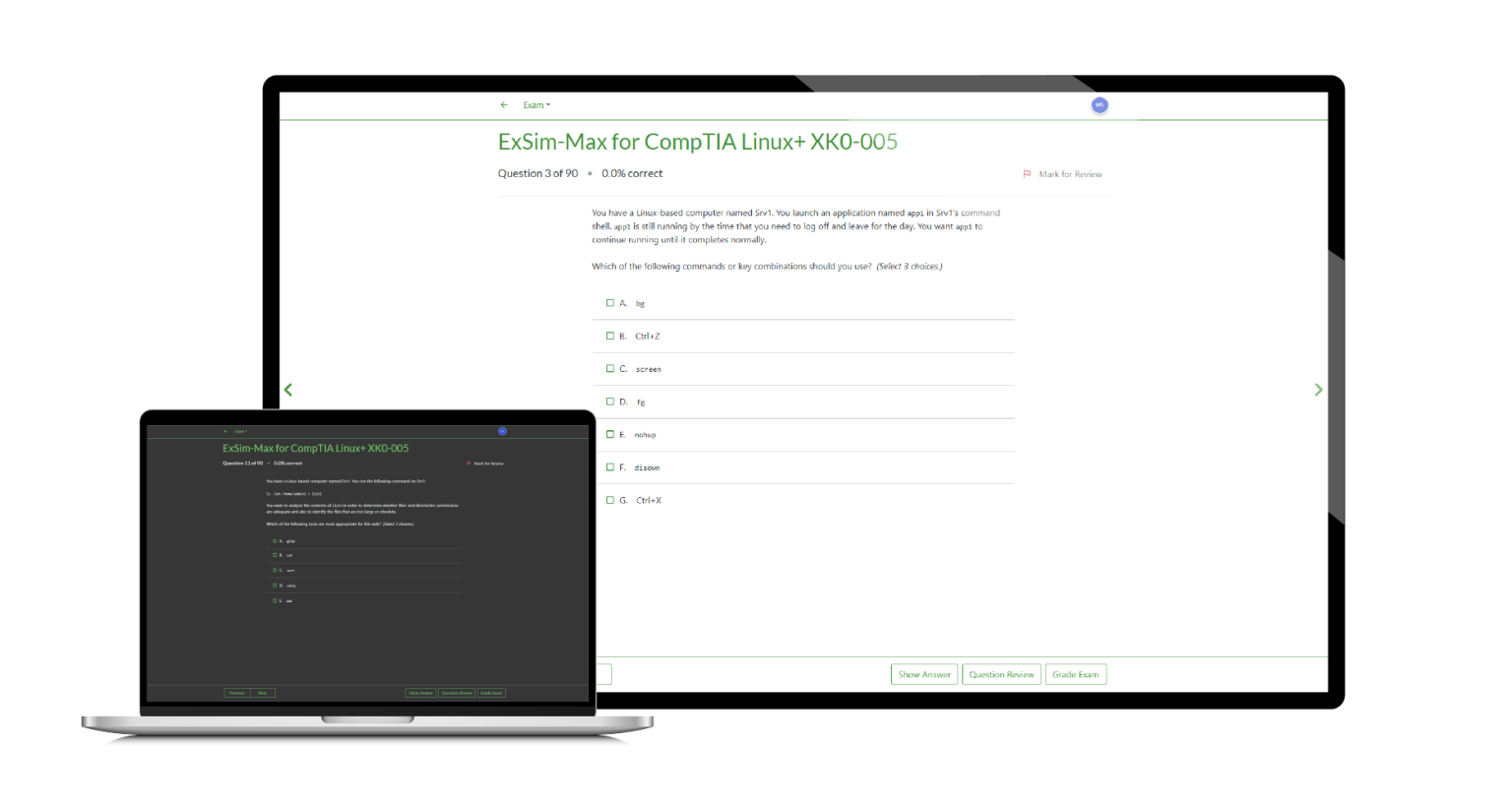 ExSim-Max for CompTIA Linux+ XK0-005 – Network Simulator – IT Practice ...