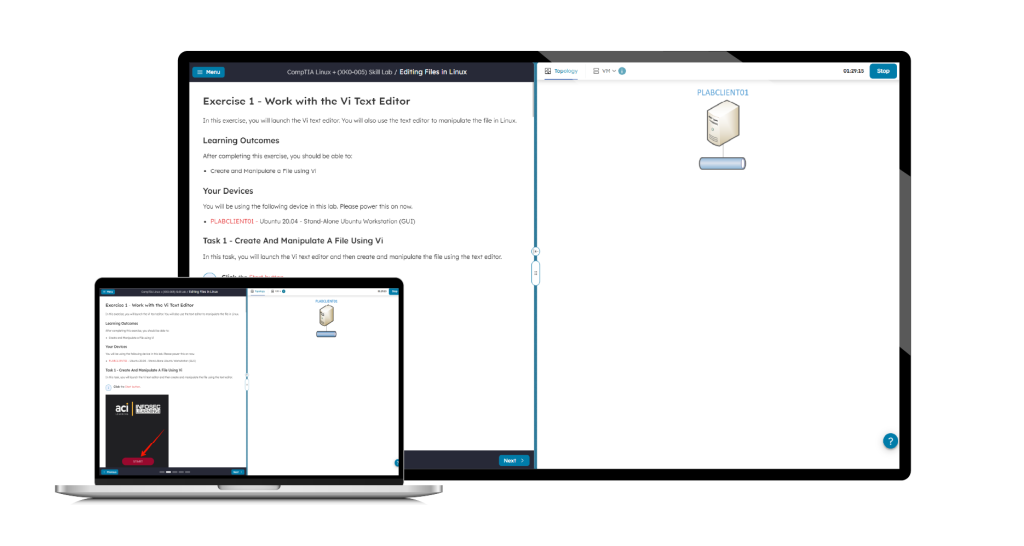 Practice Lab for CompTIA Linux+ XK0-005 – Network Simulator – IT ...